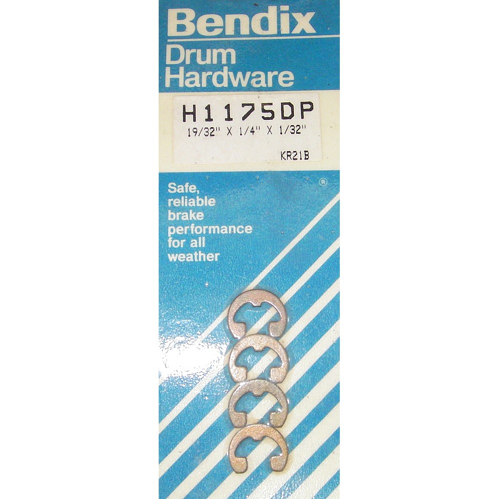 Bendix H1175DP Drum Brake Shoe C-Washer Hold Down Clip - Made in USA | eBay